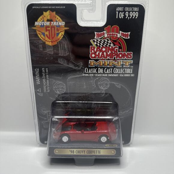 Racing Champions | Toys | Racing Champions Mint 998 Chevy Corvette ...